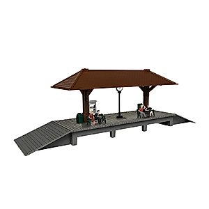 Lionel Lighted Station Platform (Brown) HO Scale
