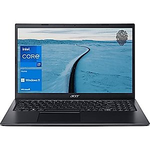 Acer Aspire 5 Notebook Laptop, 15.6 inch FHD Display, Intel Core i7-1165G7, 20GB RAM, 1TB PCIe SSD, Webcam, Backlit Keyboard, Fingerprint Reader, HDMI, Wi-Fi 6, Windows 11 Home, Black