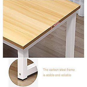 TOPYL Modern Computer Desk Ergonomic,Wooden Sturdy Office Desk Pc Laptop Table,Sturdy Writing Desk Workstation for Office Bedside Living Room
