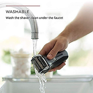 Remington F5-5800, Power Series Inercept Cutting Foil Razor/Men's Shaver with SPF-300 Screens & Cutters, Pivot & Flex Technology, and Stainless Steel Blades - Bundle