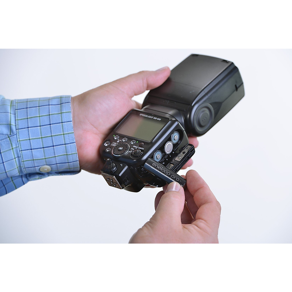 Panasonic Eneloop Pro Ni-MH AA Batteries BK-3HCCA8BA 1.2V 8pk & 4-Cell Battery Charger w/ 4 AA batteries K-KJ75KHC4BA