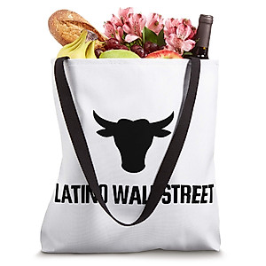 Latino Wall Street Bull Design Tote Bag