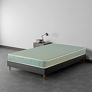 Mayton 9-Inch Vinyl Memory Foam Medium Firm Hybrid Mattress, Water Proof Mattresses Provide Comfortable and Relaxing Sleep Every Night, Durable Pocket Coil Springs for Proper Body Support, Queen