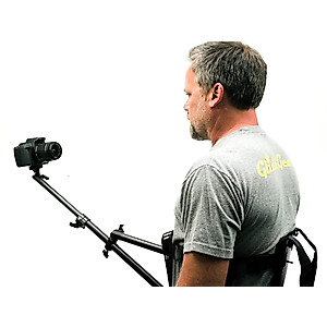 Glide Gear SNC100 Video Camera Snorricam 3rd Person DSLR Vest Hands-Free Front and Rear Body Camera Mount Harness - 1.5kg Payload - Ideal for POV and Third-Person Shooting Angles