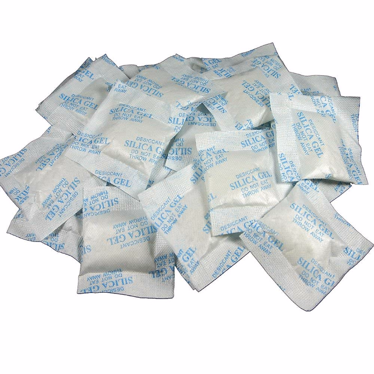 Sohler Premium Silica Gel Desiccant Packs 10 Gram 50 Packets Drying Agent Moisture Absorbers Dehumidifiers for Storage Food Clothes Tools