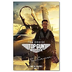 Tayyee Tom Cruise Poster Movie Posters Vintage Posters Decorations Paintings Canvas Wall Art for Living Room Bedroom (16x24Inch(40x60cm))
