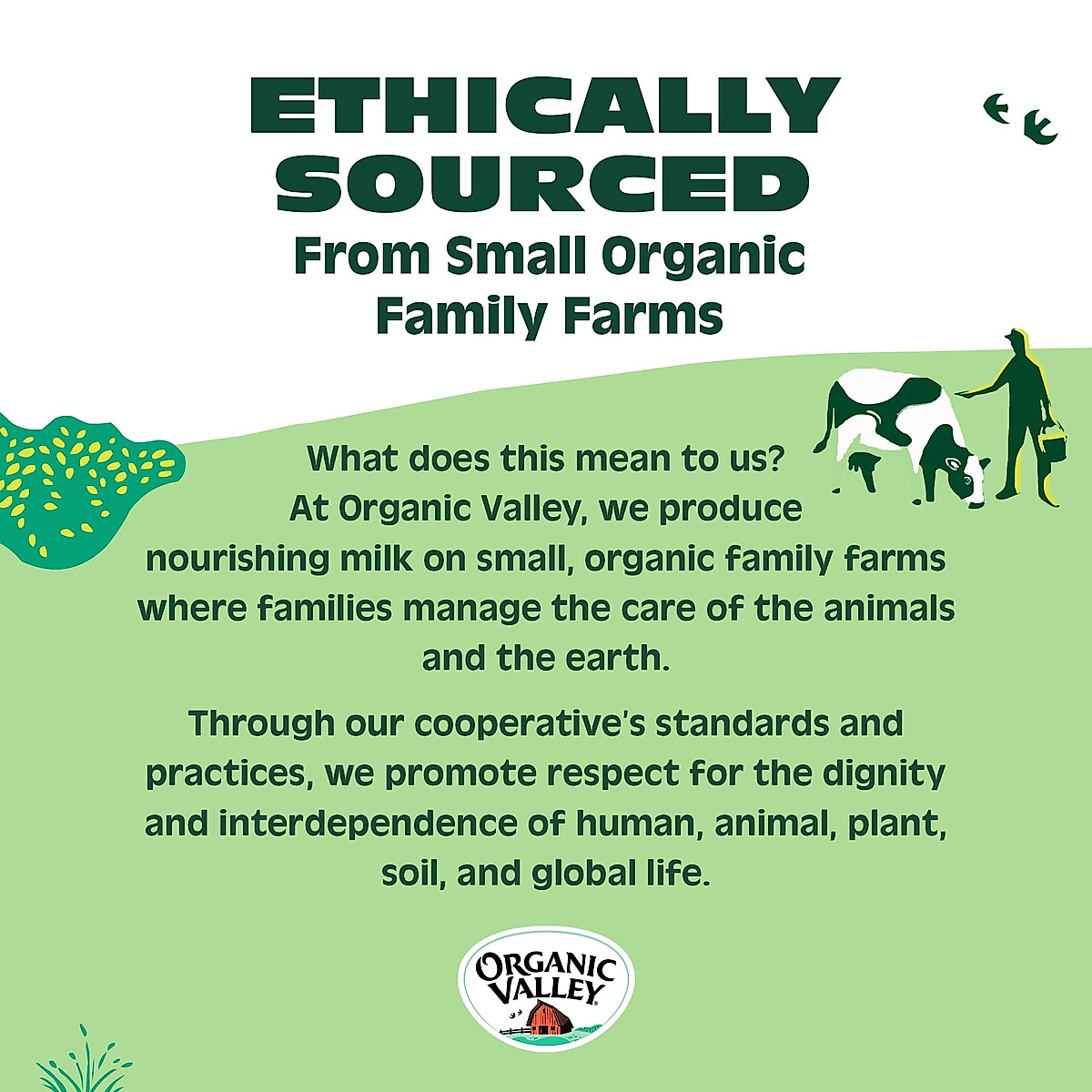 Organic Valley Fat Free Milk, Ultra Pasteurized, Lactose Free, 64 Fl.Oz