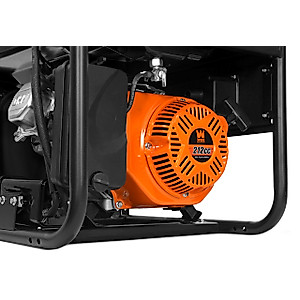 WEN GN4500 4500-Watt 212cc Transfer Switch and RV-Ready Portable Generator, CARB Compliant, Orange/Black