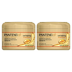 Pantene Gold Series Pudding Curl Defining 7.6 Ounce Jar (225ml) (2 Pack)