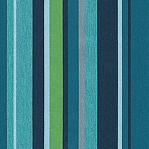 Honeycomb Outdoor Stripe Poolside Deep Seating Patio Cushion Set: Resilient Foam Filling, Weather Resistant and Stylish Set, Seat: 24" W x 23" D x 6.5” T; Back: 27" W x 24” L