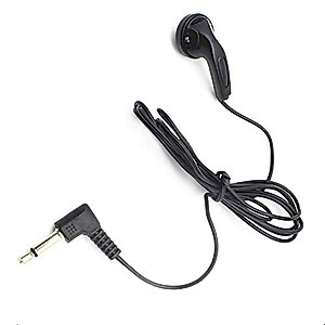 Saidbuds 100 Pack Bulk Mono Earbud Single Side Earphone Disposable Headphone for Tour Guide System,Museum,Hospital,School and Airlines