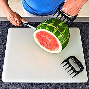 SILKBON Meat Claws, Best Pulled Pork Shredder, Meat Shredder Claws, Bear Claws Paws BBQ Smoker Shredding Non-Slip Curved Claw Handles for Lifting, Serving Grilling Chicken, Turkey Meat Tenderizer