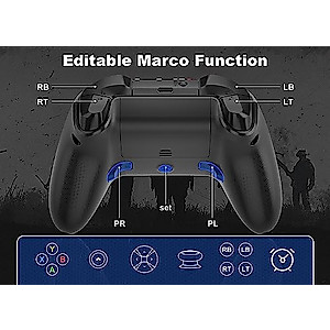 Gamrombo Wireless Controller Replacement for Microsoft Xbox Series X/S, Compatible with Xbox One, Xbox One X/S, Android/iOS/PC Windows 7/8/10/11, Special Edition Custom Game Controller with Wifi/Turbo/Macro/Dual Vibration & Headphone Jack
