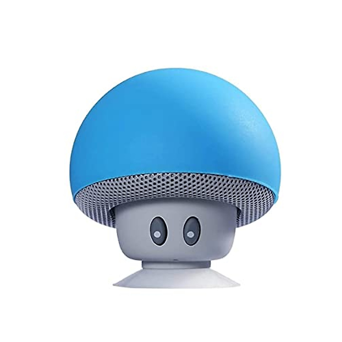 Tevokni Mini Bluetooth Speaker Waterproof Mushroom Wireless Music HiFi Stereo Subwoofer Hands,Blue