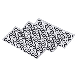 150Pcs 6.0mm 3D Scanning Marker, 3D Tracking Dot Reference Point Markers for 3D Scanning, Positioning Targets with Black, Reflective Glass Microbeads