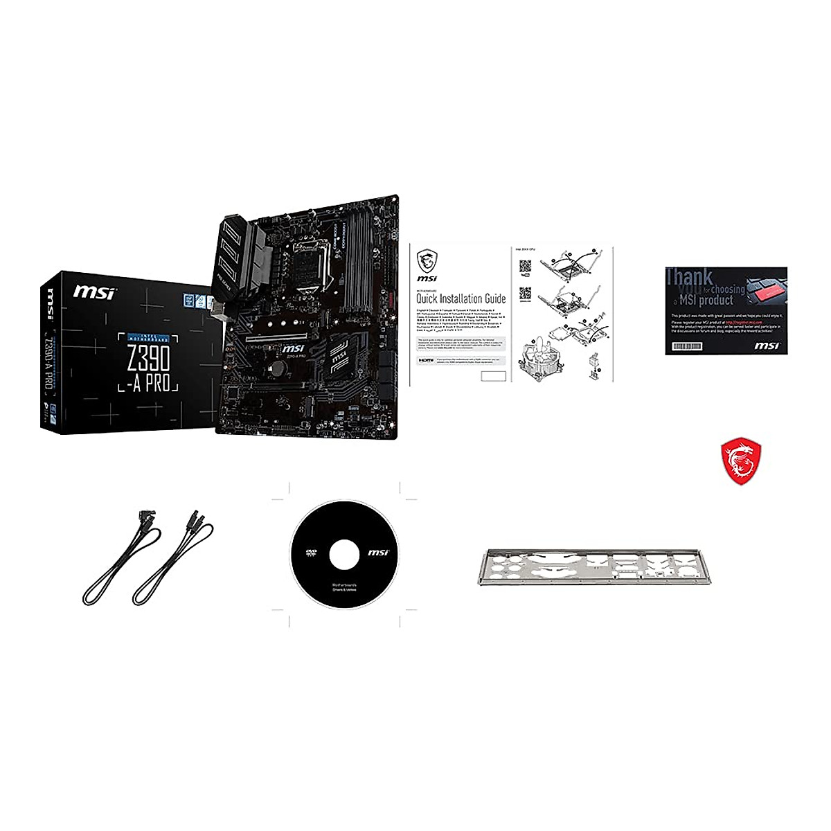 MSI Pro Intel Z390-A Pro ATX DDR4-SDRAM Motherboard
