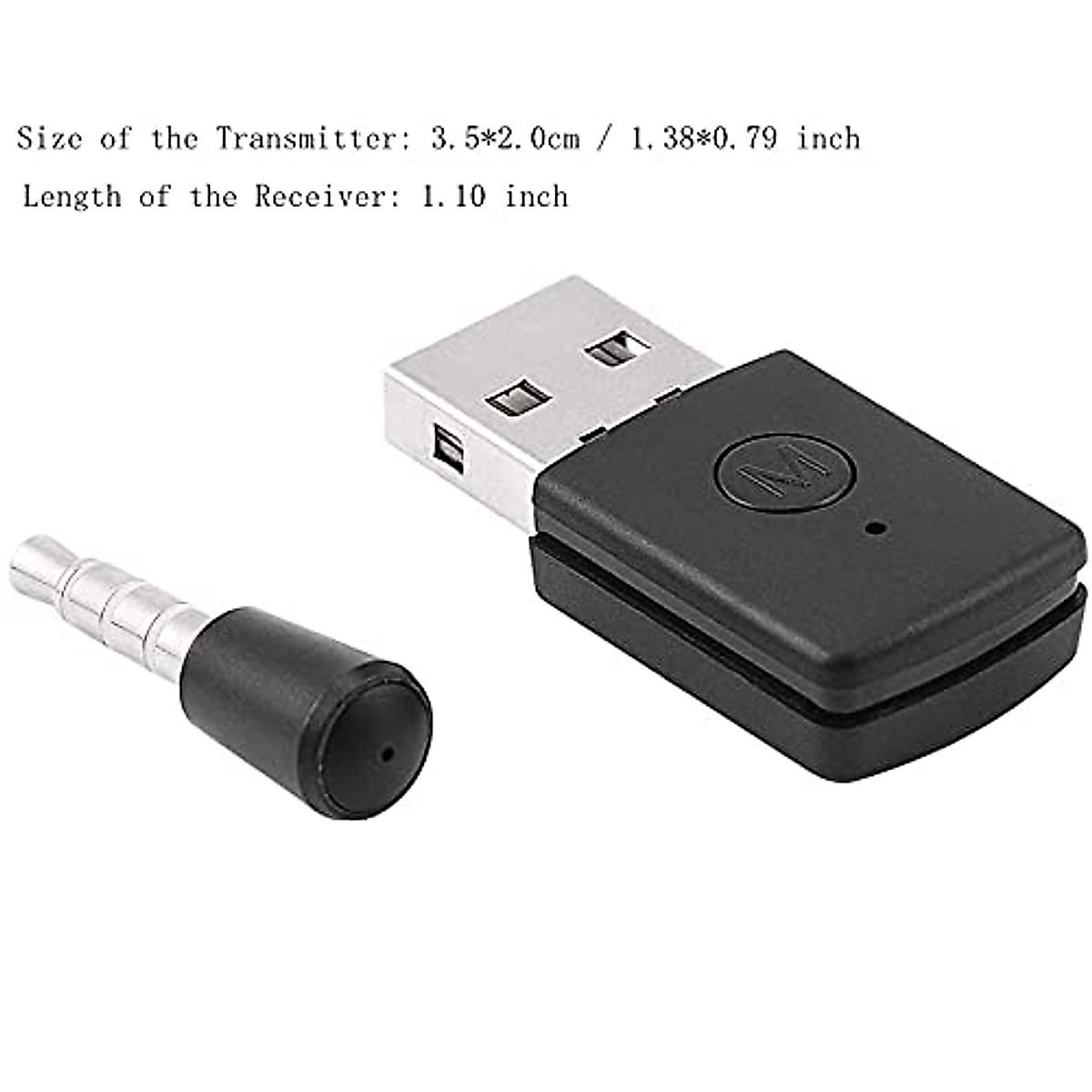 Bluetooth Dongle Adapter USB 4.0, Wireless Adapter/Dongle Receiver and Transmitters for PS4 Playstation Controller Bluetooth Headset