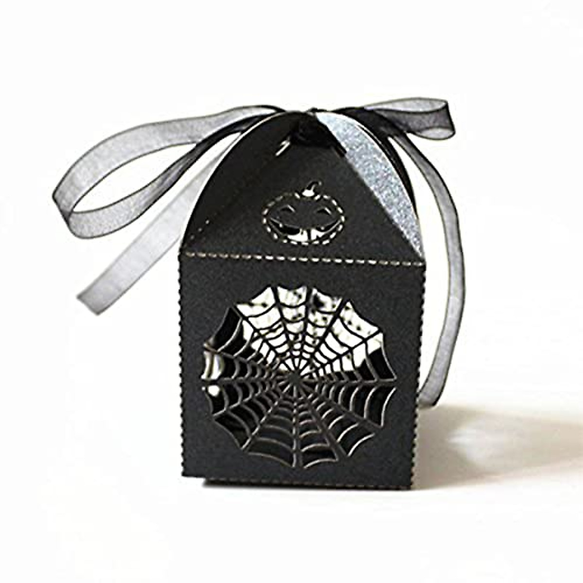 PRETYZOOM 150 pcs with Horror Halloween Bags Ribbon Bag Christmas Out Hallow- Birthday Theme &amp; Party Portable Style Ribbons Spider Wedding and Supplies Hens Decoration Favor Web Holder