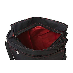 Red Corset Bag Purse Goth Vamp Rockabilly Punk Deathrock Anime Cosplay