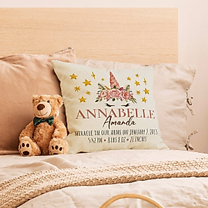 Zexpa Apparel Personalized 18" Square Cotton Canvas Print Throw Pillow Cover for Car Club Festival Valentine's Day