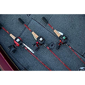 Abu Garcia Revo Beast Rocket Low Profile Baitcast Fishing Reel, Red