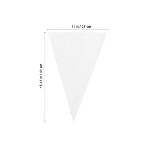 VAKUUM 50pcs Tile Grout Masonry Mortar Bag Heavy Duty Molded in Tip Piping Cement Bag/759