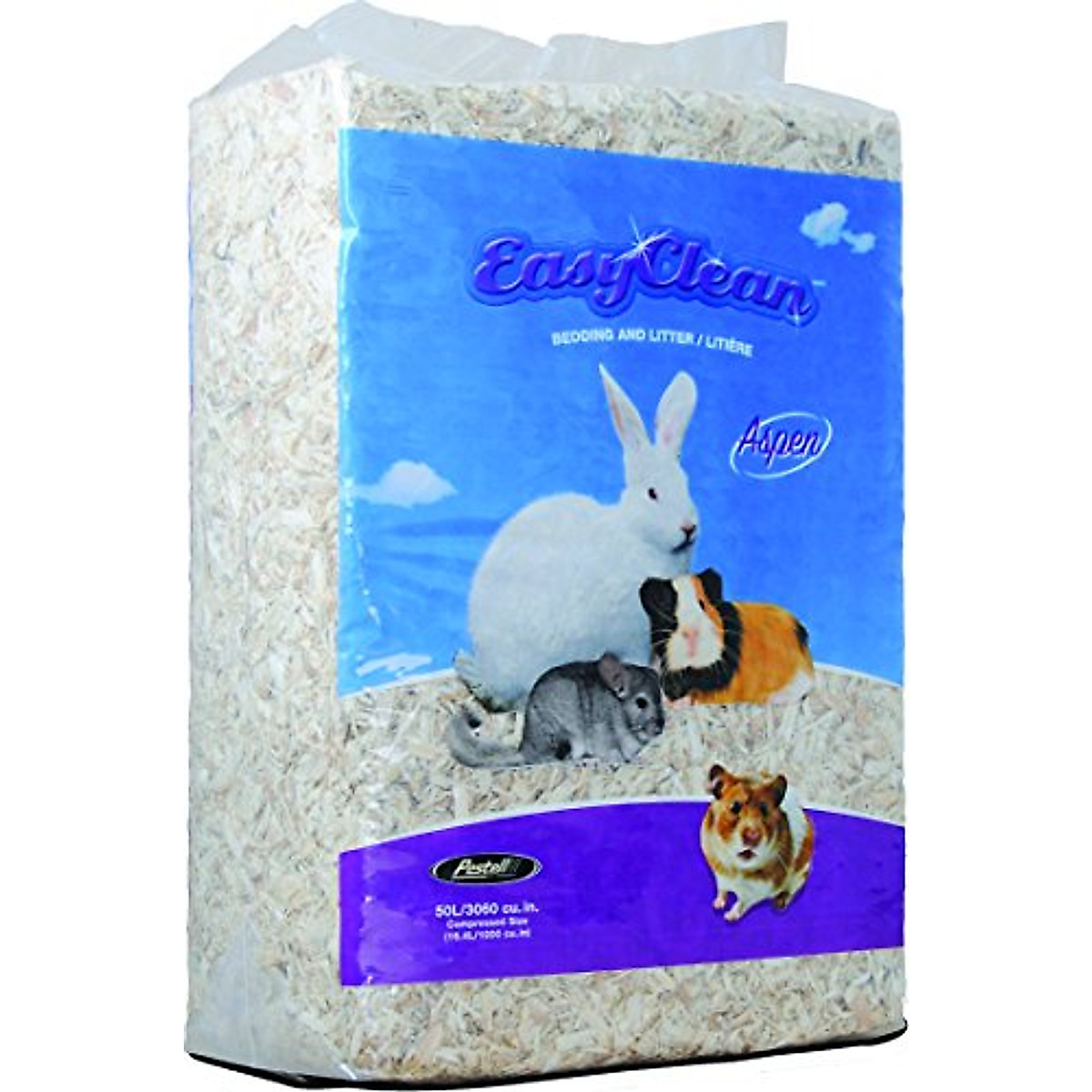 Pestell Pet Products Easy Clean Aspen Bedding, 50 Liters
