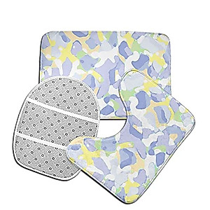 ZLDXDP 3 PCS Set Toilet Anti Slip Floor Mat Cover Shower Decoration Cushion Rugs Bath Entrance Doormat