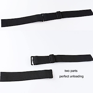 PIESOYRI 6PCS Adjustable Elastic Bands for Wigs, Adjustable Wig Straps for Making Wig Glueless, Adjustable Wig Bands for Keeping Wigs in Place (Size: 1 * 14inches)