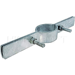 Highcraft DMST-H06 Riser Clamp Vertical Pipe Hanger for Copper, Iron, CPVC, PEX 6 in. Galvanized Steel