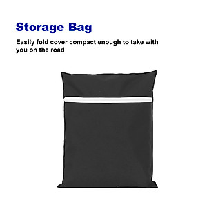 Drum Set Dust Cover Large 78"x 98” Premium Black Waterproof 420D Oxford Fabric Drum Set Cover with Sewn-in Weighted Corners Anti UV-Rays Protects From the Sun