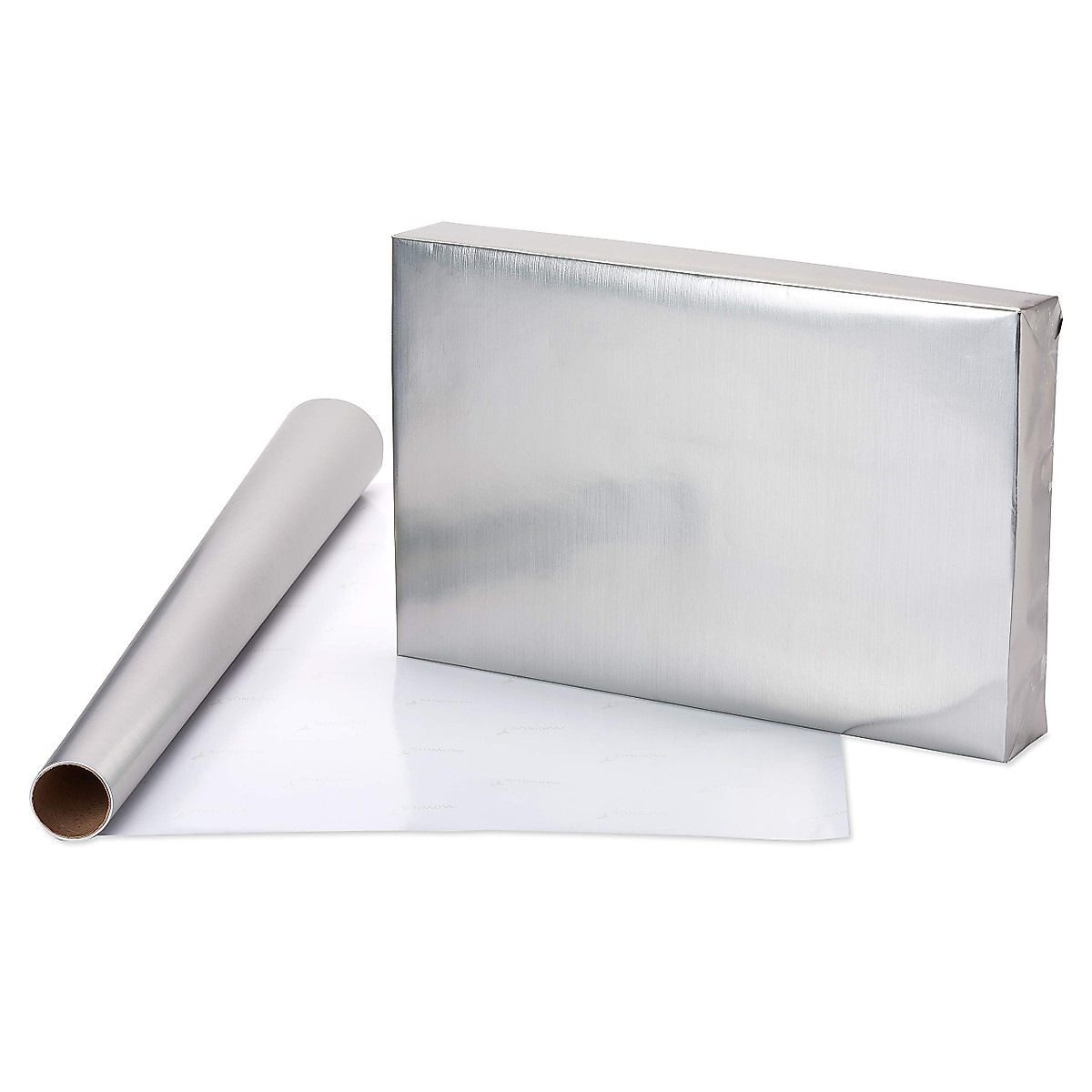 Papyrus Wrapping Paper Rolls for Christmas, Hanukkah, and All Holidays, Snowflakes Print and Metallic Silver (3 Rolls, 62.5 sq. ft.)