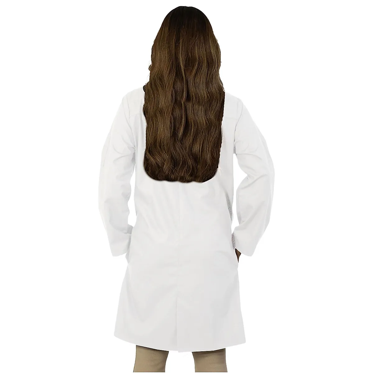 HEEDFIT Premium Quality Unisex Lab Coat, Comfortable Poly-Cotton Professional Lab Coats for Doctors WHITE S