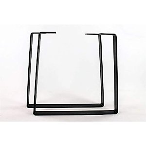 Wide Base Trapezoid Steel Dining Table Legs-Choose Your Height and Width