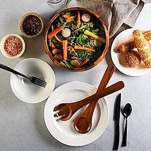 Gibson Home Laurel Acacia Wood Salad Bowl Set, 3 - Piece, Acacia Wood