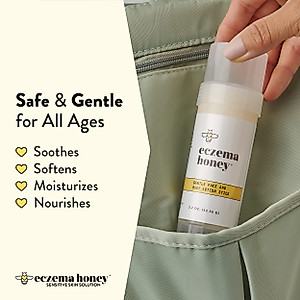 ECZEMA HONEY Gentle Face and Body Lotion Stick - Hand & Body Cream for Eczema - Natural Dry Skin Repair (2.2 Oz)
