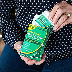 MagniLife DB Foot Cream, Calming Relief for Burning, Tingling, Shooting & Stabbing Foot Sensations - Soothes Dry, Cracked, Itchy, Sensitive Skin (4 oz Jar)