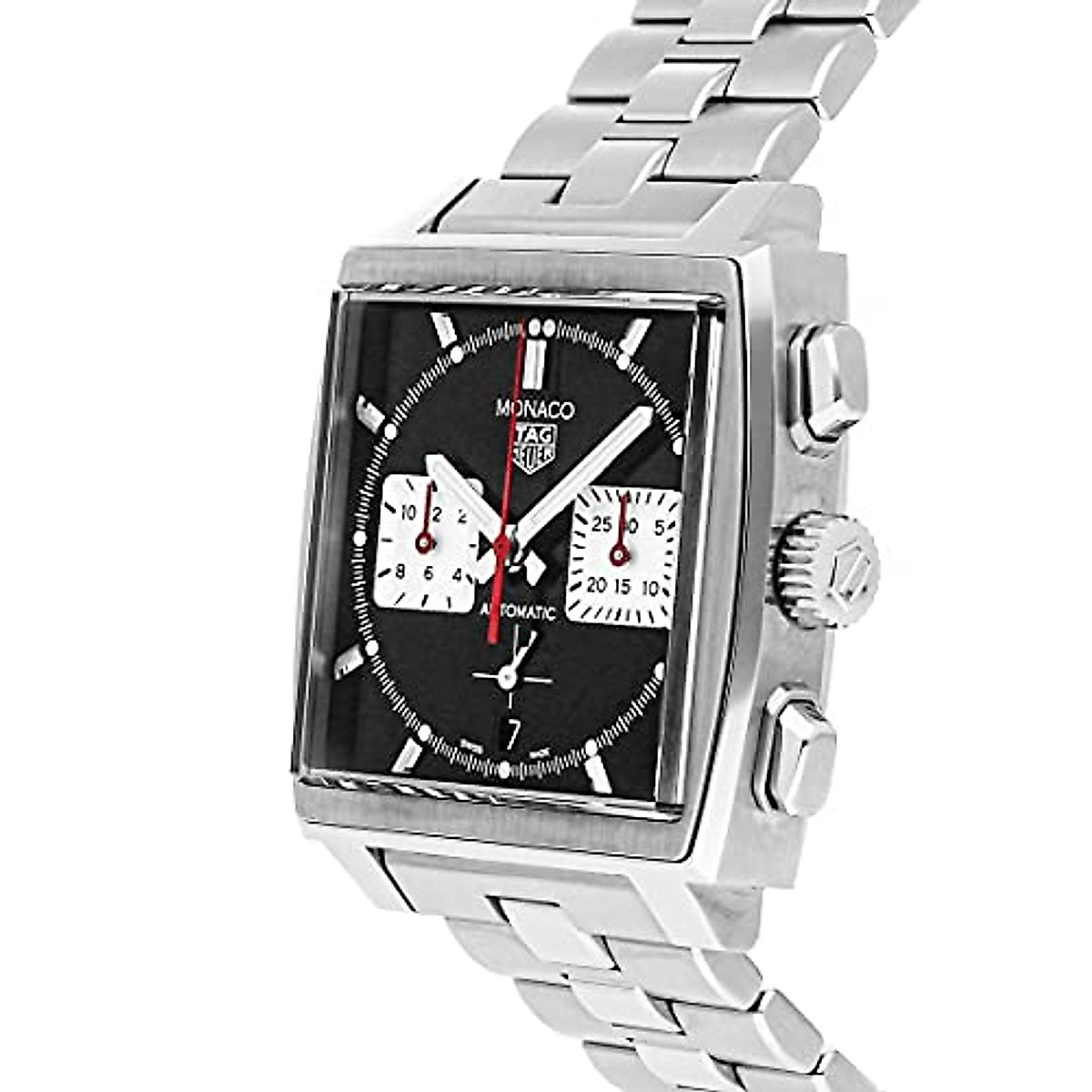 Tag Heuer Monaco Automatic Black Dial Watch CBL2113.BA0644 (Pre-Owned)