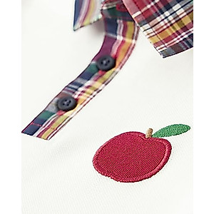Gymboree,and Toddler Short Sleeve Polo Shirt,Apple,12