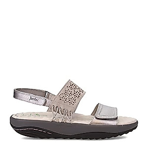 Jambu Alba Women's Sandal 9 B(M) US Gunmetal-Grey