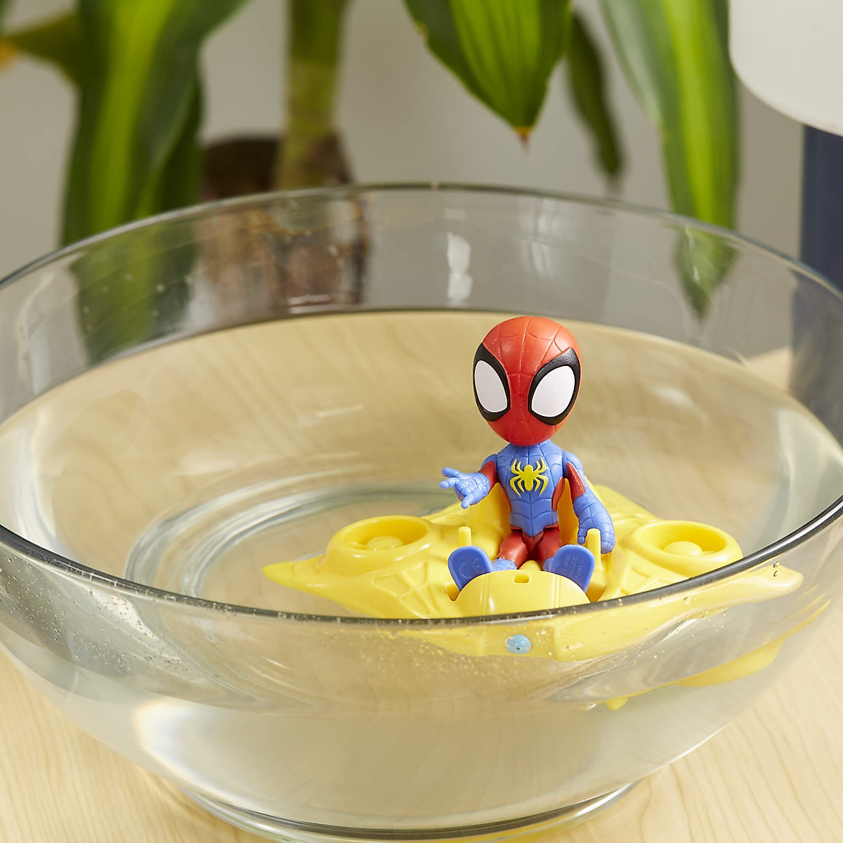 Marvel Spidey and His Amazing Friends Spidey Water Web Raft, Preschool Water Toy with Spidey Action Figure for Kids Ages 3 and Up