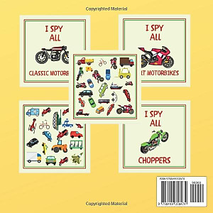I Spy With My Little Eye Vehicles Motorcycles: Let's Find All Motocross, Dirt Bikes Activity Book! Search and Find Vehicles - Motorcycles! (I Spy Vehicles)