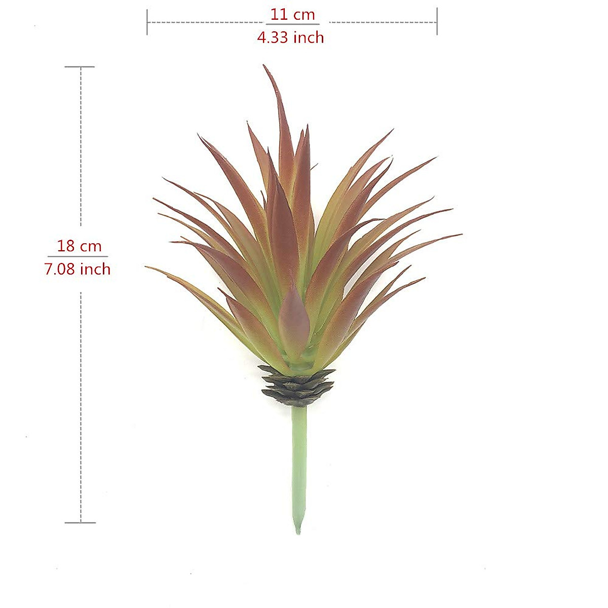 EBUYOM 8 PCS Artificial Succulents Plants Lifelike Air Plants Floral Tree Arrangement Assorted Faux Greenery Artificial Plants Set Garden Home Office DIY Decoration Ornament