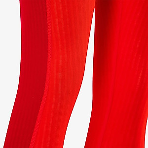 Swix Women's Winter Sports Cross Country Skiing Training Tight Fit Triac Race X Body W Thermal Baselayer Pants, Fiery Red