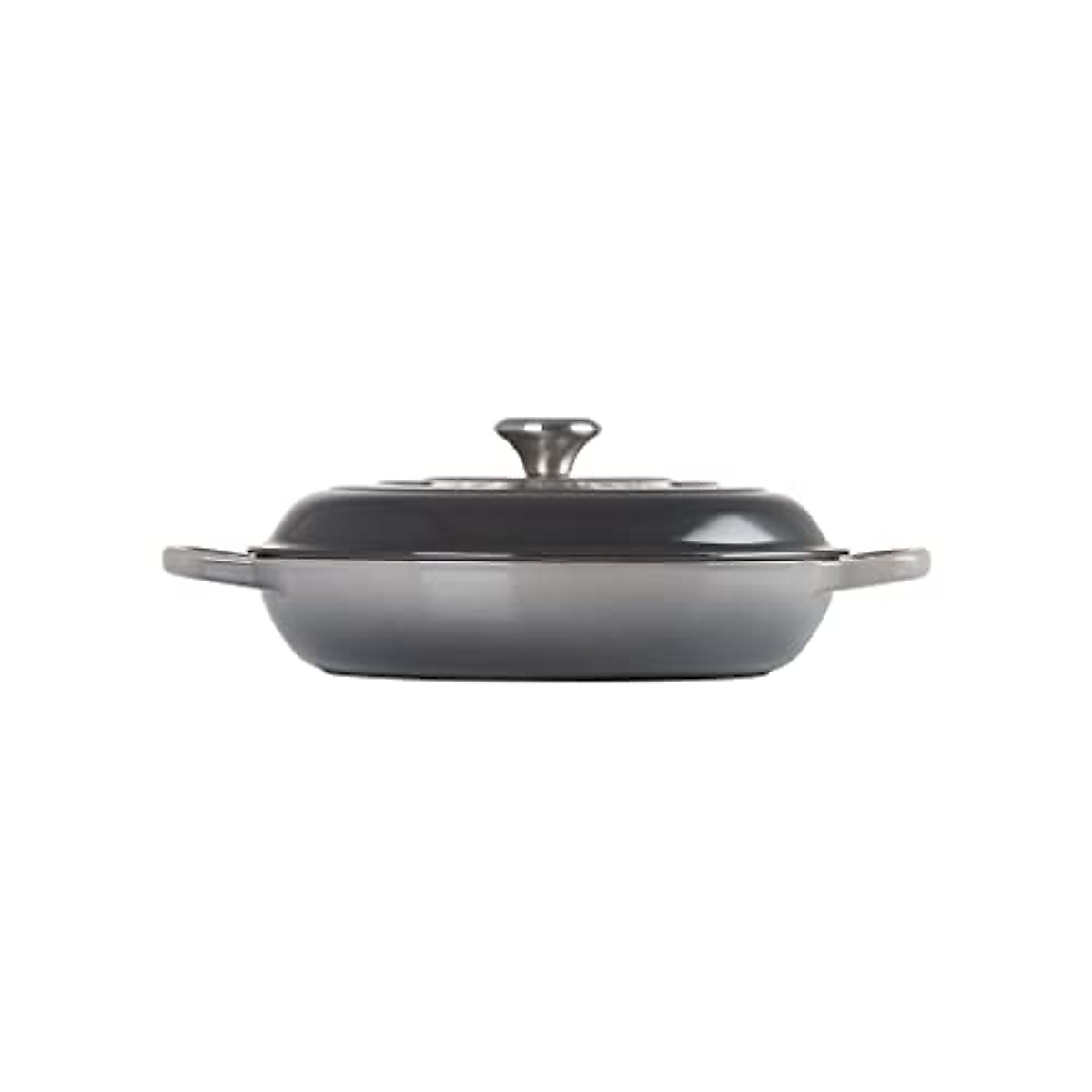 Le Creuset Enameled Cast Iron Signature Braiser, 3.5 qt., Oyster