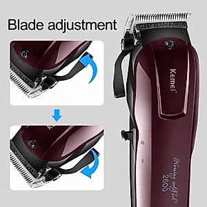 Professional Hair Clippers for Men Rechargeable Barber Set Cordless Professional Hair Clippers For Barbers Trimmer For Family use km-2600