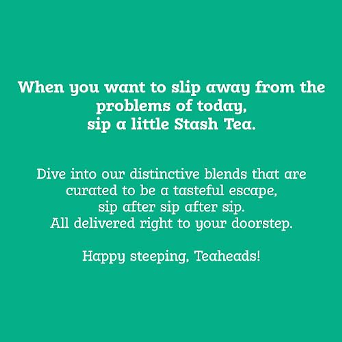 Stash Tea Premium Green Tea, Box of 100 Tea Bags