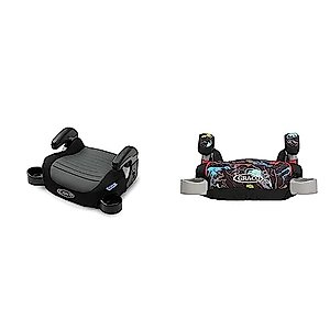 Graco TurboBooster 2.0 Backless Booster Car Seat, Denton & TurboBooster Backless Booster Car Seat, Dinorama
