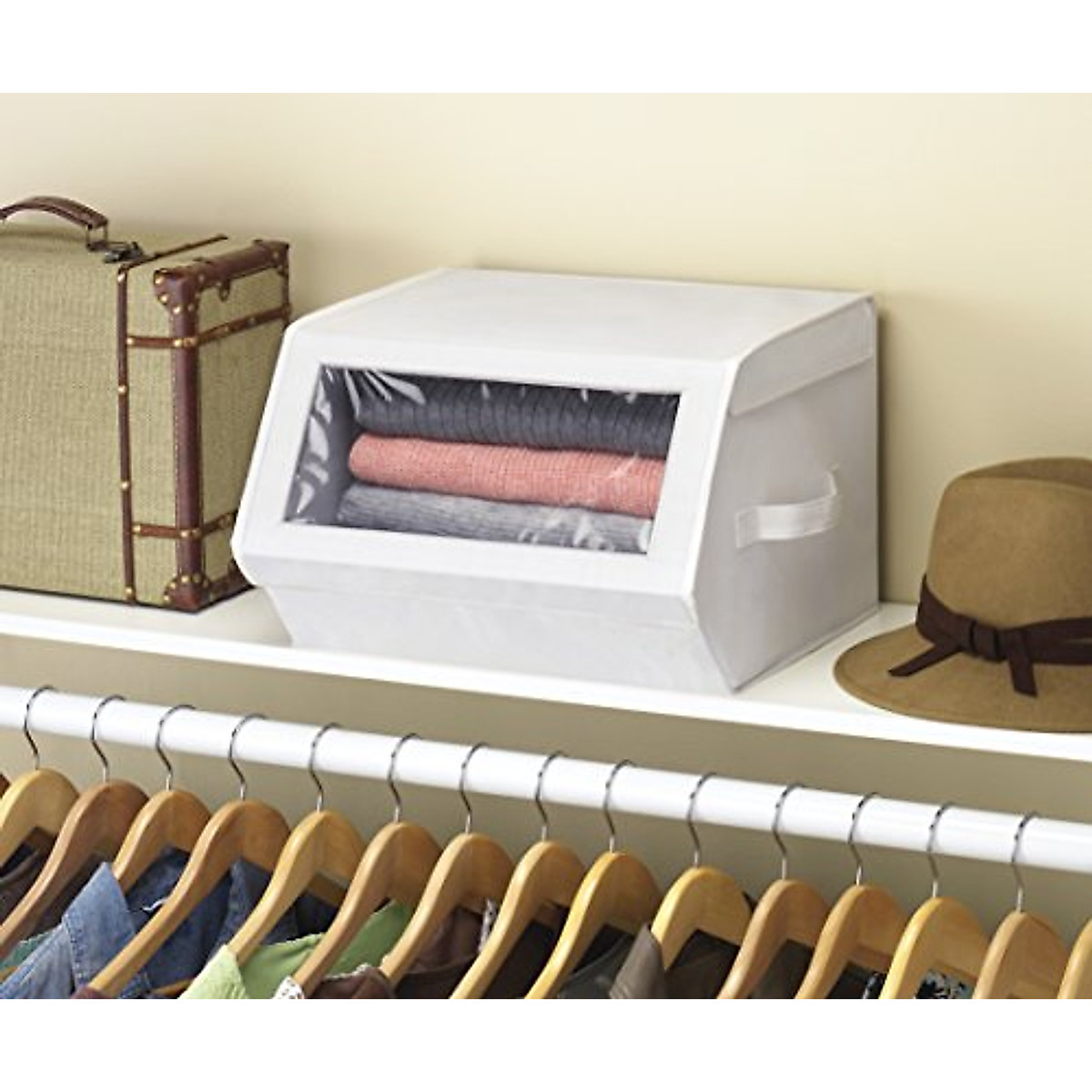 Whitmor Stackable Window Box, White