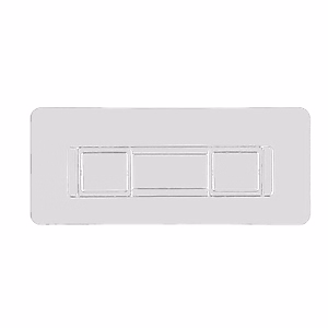 AUNMAS 6 Pack Shower Caddy Adhesive Replacement, Adhesive Shower Hooks Strong Adhesive Wall Hooks Waterproof Adhesive Hooks for Bathroom Tissue Box Toothbrush Holder